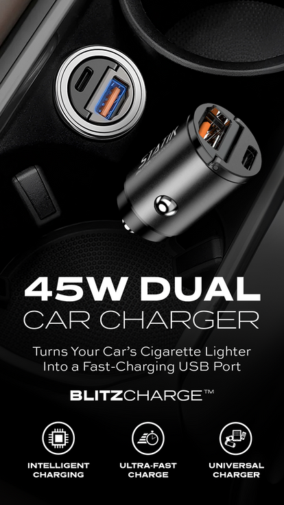 BlitzCharge™ 45W | Dual Car Charger