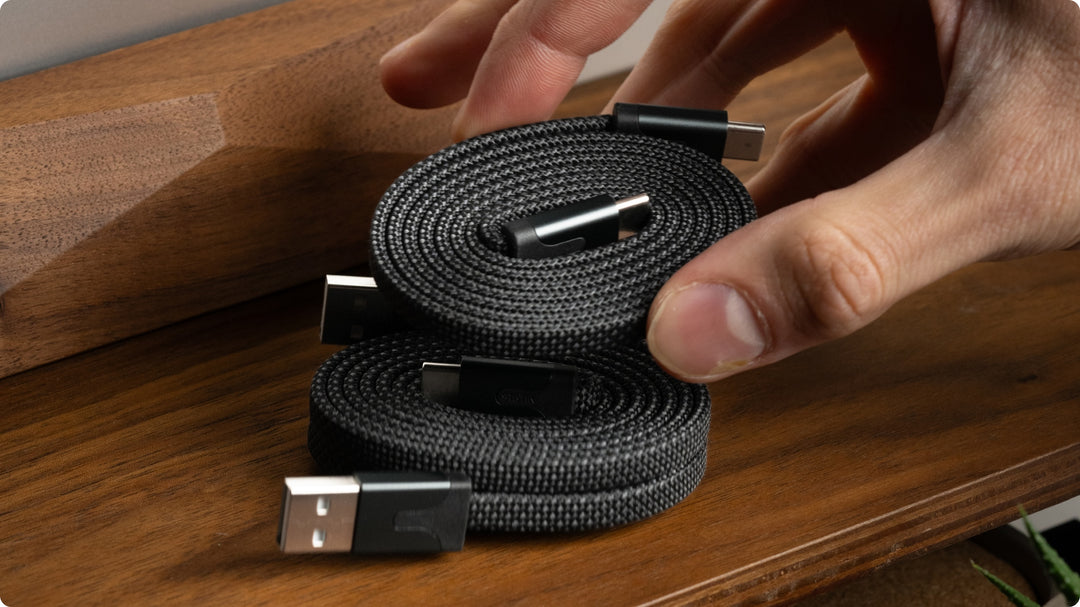 MagStack™ Slim | Tangle-Free Magnetic Nylon Cable
